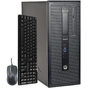Hp EliteDesk 800 G1 Tower Computer Desktop PC, Intel Core i5 3.2GHz Processor, 16GB Ram, 512GB M.2 SSD, WiFi & Bluetooth, HDMI, Nvidia GeForce GT 1030 DDR5 2GB, Windows 10 Pro (Renewed)