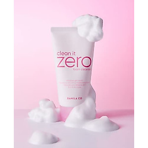 BANILA CO NEW Clean It Zero Foam Cleanser 150ml, all skin types, creamy foam cleanser with natural herbs