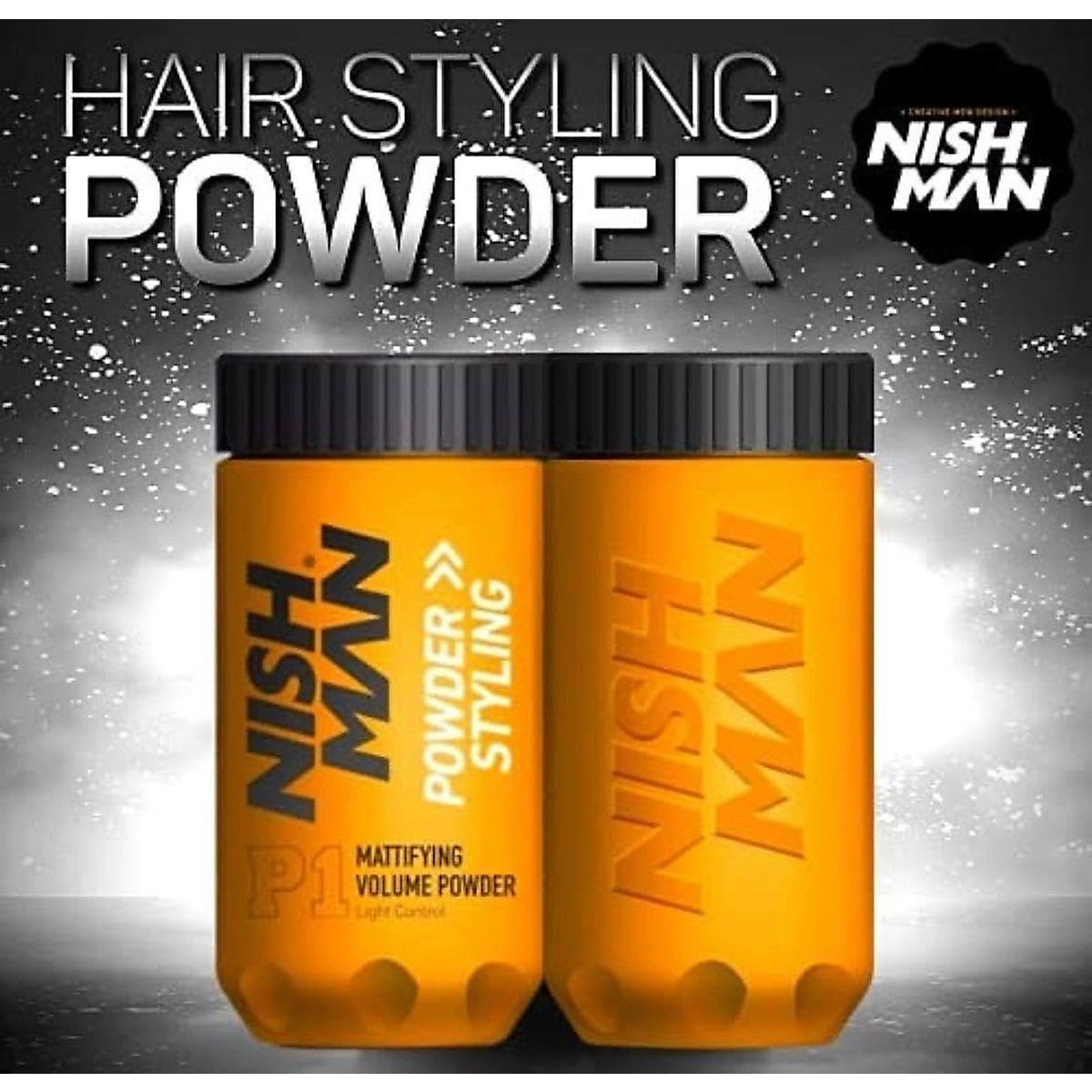 nishman Hair Styling Series (P1 Hair Styling Powder Wax, 20gr)