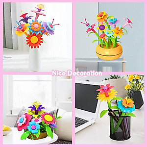 GAMZOO Flower Garden Building Toys for Girls 3-6 Year Old - Best Birthday Gift for Preschool Toddlers (150pcs)