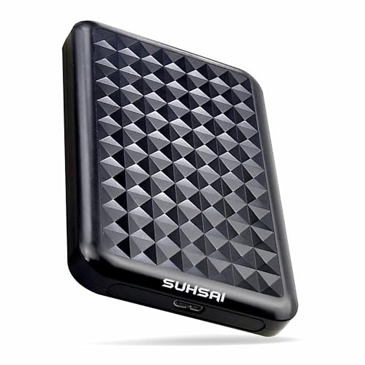 SUHSAI External Hard Drive 500GB High Speed Data Transfer USB 3.0 Hard Disk 2.5inch Memory Expansion Data Storage & Portable Backup HDD Compatible with PC, Computer, MacBook, Chromebook