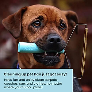 Uproot Cleaner Pro Reusable Cat Hair Remover - Special Dog Hair Remover Multi Fabric Edge and Carpet Scraper by Uproot Clean - Easy Pet Hair Remover for Couch, Pet Towers & Rugs - Gets Every Hair!