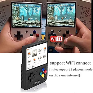 Miyoo Mini Plus Retro Handheld, Funny Game Console with 3.5 Inch IPS Display and Preload Games, Portable Game Player Support Onion OS, Built-in Multi-emulations (Grey)
