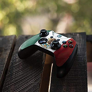 Skinit Decal Gaming Skin Compatible with Xbox One Elite Controller - Originally Designed Mexico Flag Design