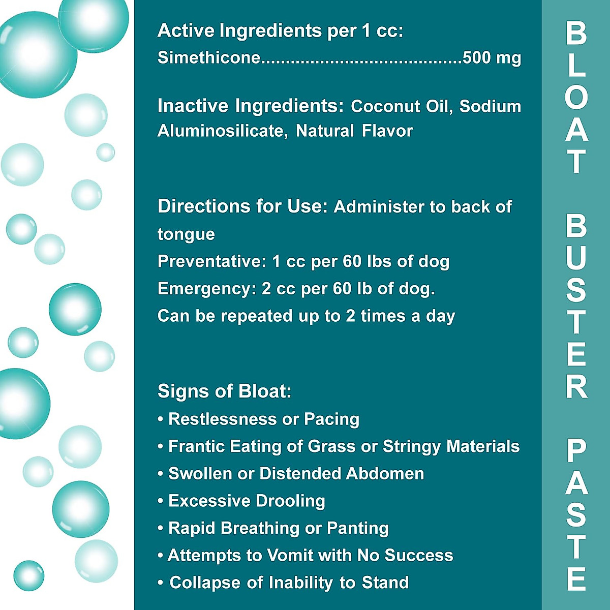 Dogzymes Bloat Buster Paste (30cc)