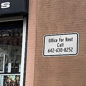 SmartSign "Choose Color and Add Your Own Wording" Custom Sign | 12" x 18" Aluminum