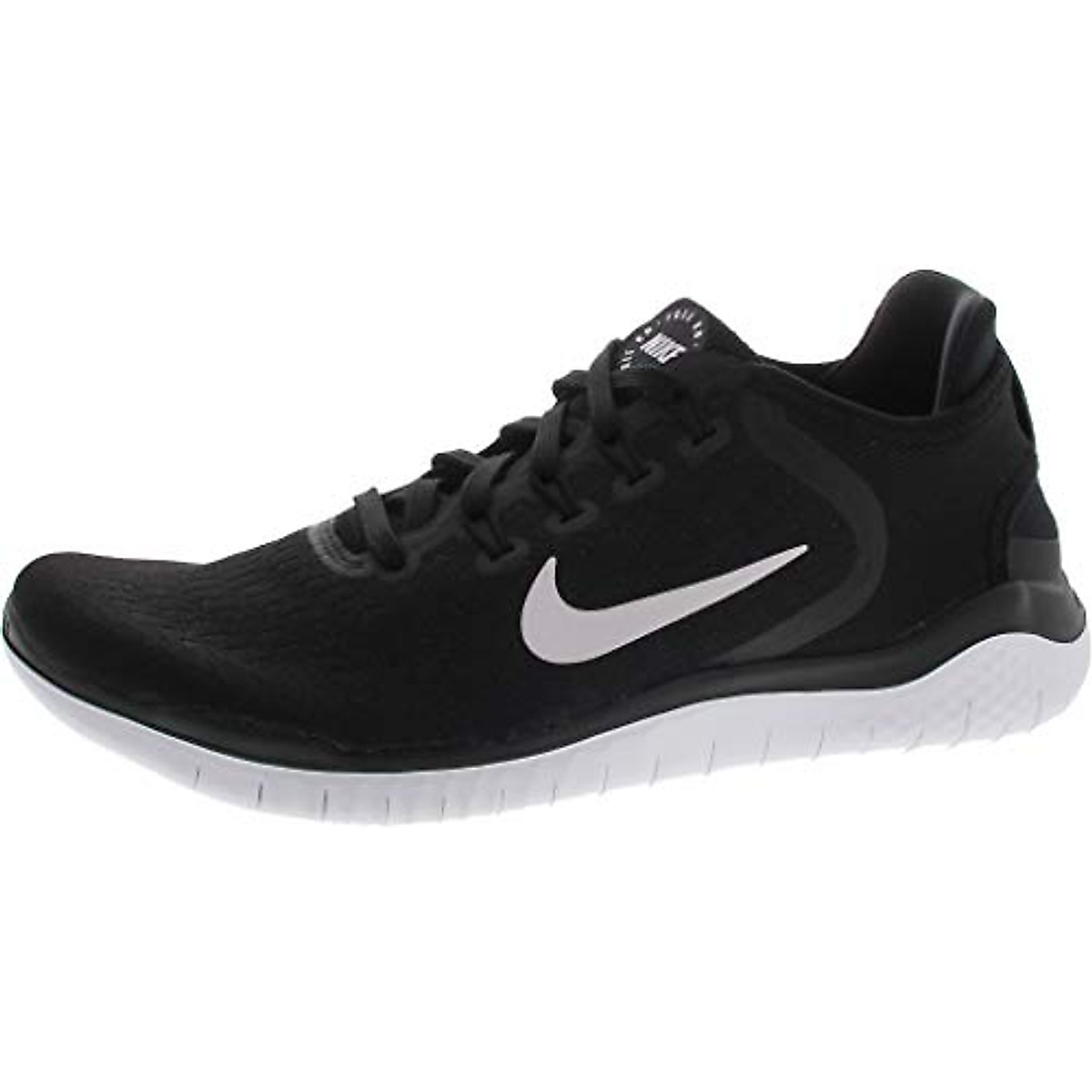 Nike Men's Free Rn 2018 Black/White Running Shoe 11 Men US
