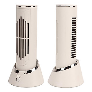 Tower Desk Fan, Rotating Function Standing Table Fan for Dorm