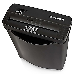 Honeywell Safes & Door Locks 9306F 6 Sheet Strip-Cut Paper Shredder, Black