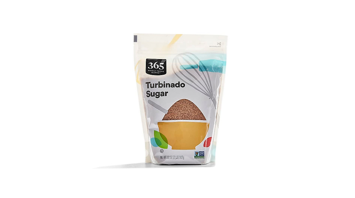 365 Whole Foods Turbinado Sugar - Natural Sweetener 32oz