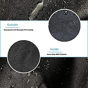 32 inch Built-in Grill Cover for Bull in 45005 30-inch Grill Head Cover for Bull Lonestar 4 Burner Bull Built in Outdoor Bill Outlaw, 87048 Smoker Waterproof Windproof BBQ Grill Top Cover with Handle