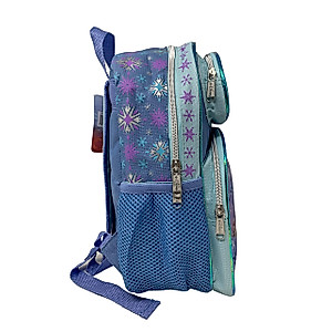 KBNL Disney Frozen 2 Elsa & Horse 12" Toddler Backpack, Blue, Small