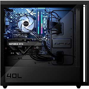 HP OMEN 30L GT13 Gaming Desktop Computer - AMD Ryzen 7 5700G 8-Core up to 4.60 GHz CPU, 64GB RAM, 2TB NVMe SSD, AMD Radeon RX 6700XT 12GB GDDR6 GPU, Custom Case Lighting, Windows 11 Home, Jet Black