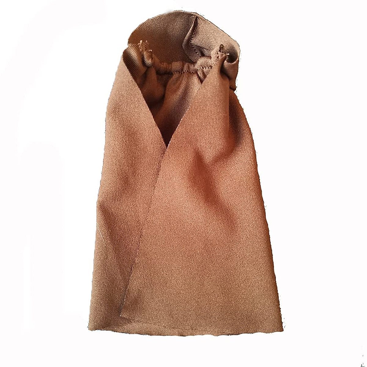 SSbeauty M 1:12 Scale Fabric Cape Cloak with Hat for 6 inch 1/12 Action Figure Clothes (Brown Cloak)
