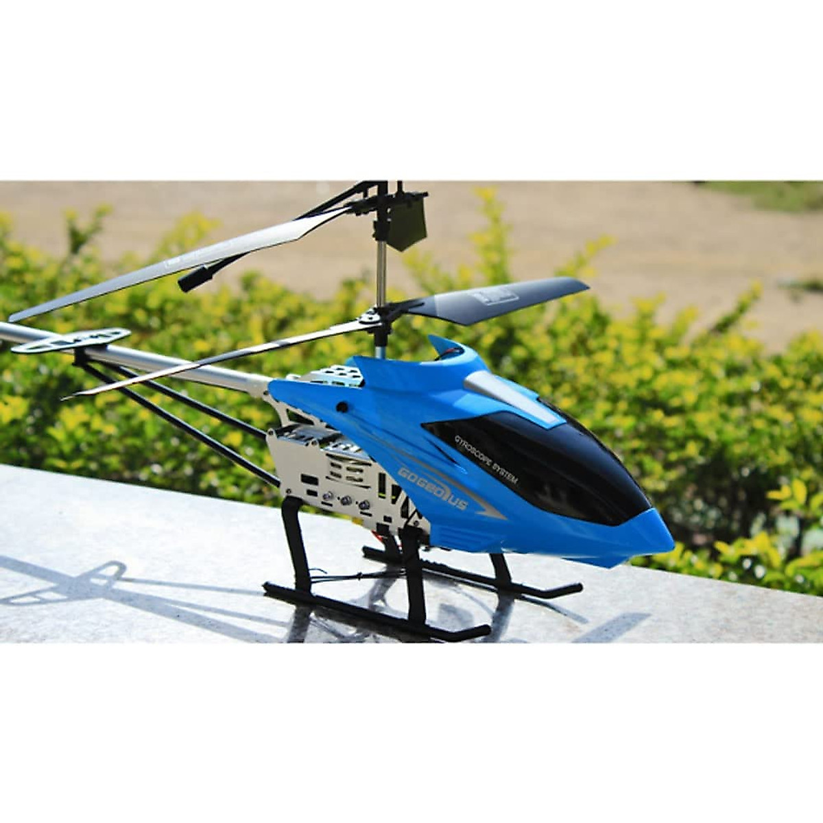 75cm 3.5CH Huge RC Airplane Drone Charging Electric Suspension Child Boy Resistance to Fall Pressure Aircraft Boys Girls Adults Flying Toys Outdoor Parent-Child Remote Control Alloy Helicopter