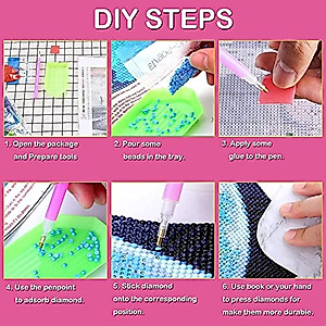 RYMILIE Diamond Painting Kits for Adults - Cartoon DIY 5D Diamond Art Kits Full Drill Diamond Dots Paintings with Diamonds Gem Art and Crafts Home Decor 12x16inch