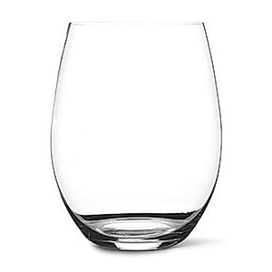 Riedel O Stemless Non-Crystal Cabernet/Merlot Wine Glass, Set of 6