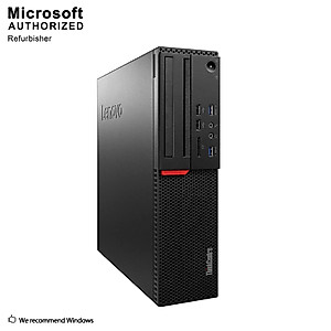 Lenovo ThinkCentre M800 Small Form Factor PC, Intel Quad Core i5 6400 up to 3.3GHz, 16G DDR4, 240G SSD + 2T HDD, WiFi, BT 4.0, Win 10 Pro 64-Multi-Language Support English/Spanish/French (Renewed)