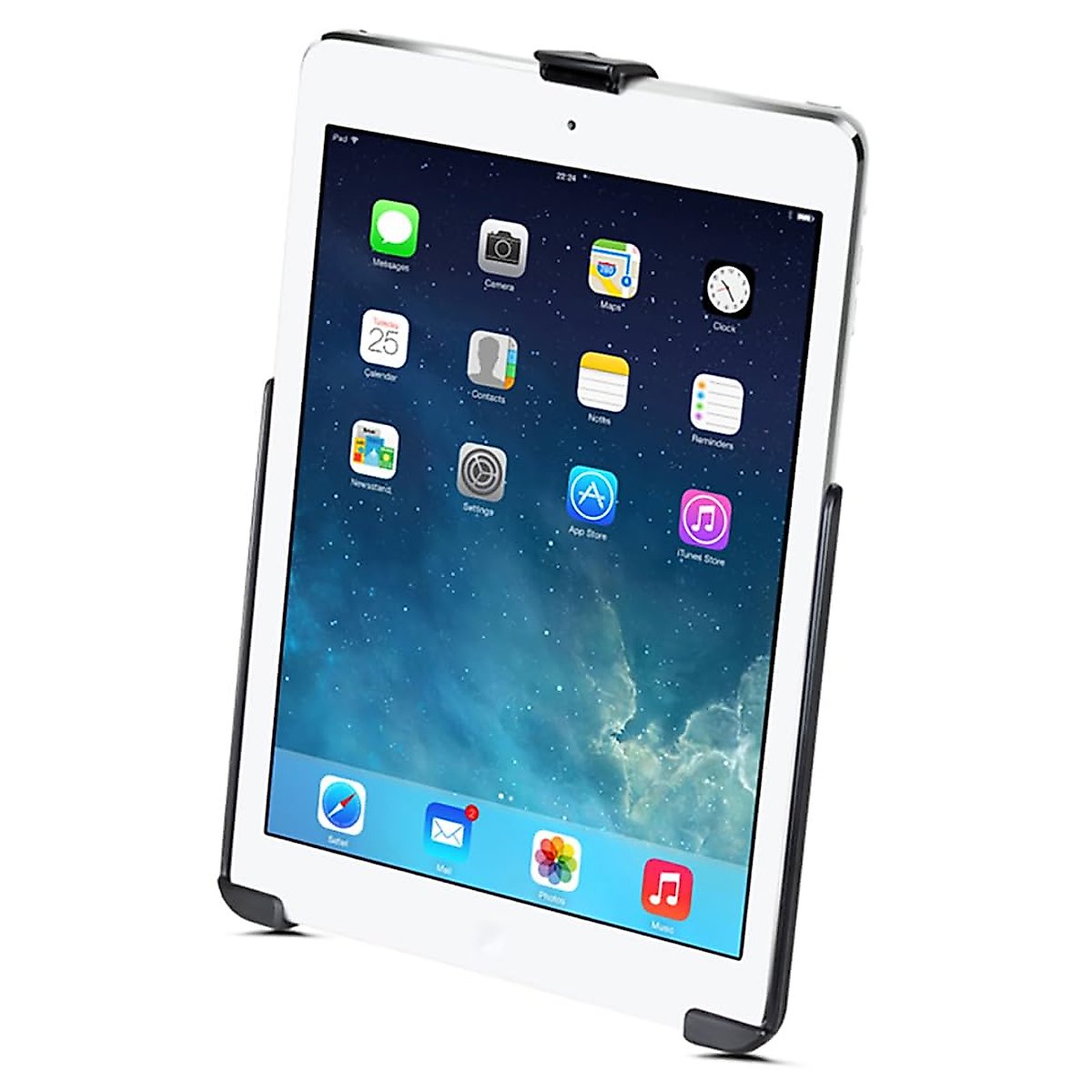 RAM Mounts EZ-Roll'r Cradle for Apple iPad 6th gen, Air 1-2 & Pro 9.7 RAM-HOL-AP17U Compatible with RAM B 1" and C 1.5" Size Round Ball Bases