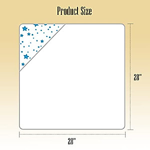 CORAL DOCK 3 Pack Baby Hooded Bath Towel Sets, Ultra Absorbent Baby Essentials Item for Newborn Boy Girl, Baby Bath Shower Towel Gifts for Infant and Toddler - Blue Star Crown