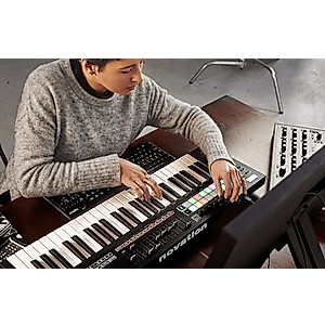 Novation Launchkey 49 [MK3] MIDI Keyboard Controller - Seamless Ableton Live Integration. Chord Mode, Scale Mode, and Arpeggiator — All the software you need for Music Production.