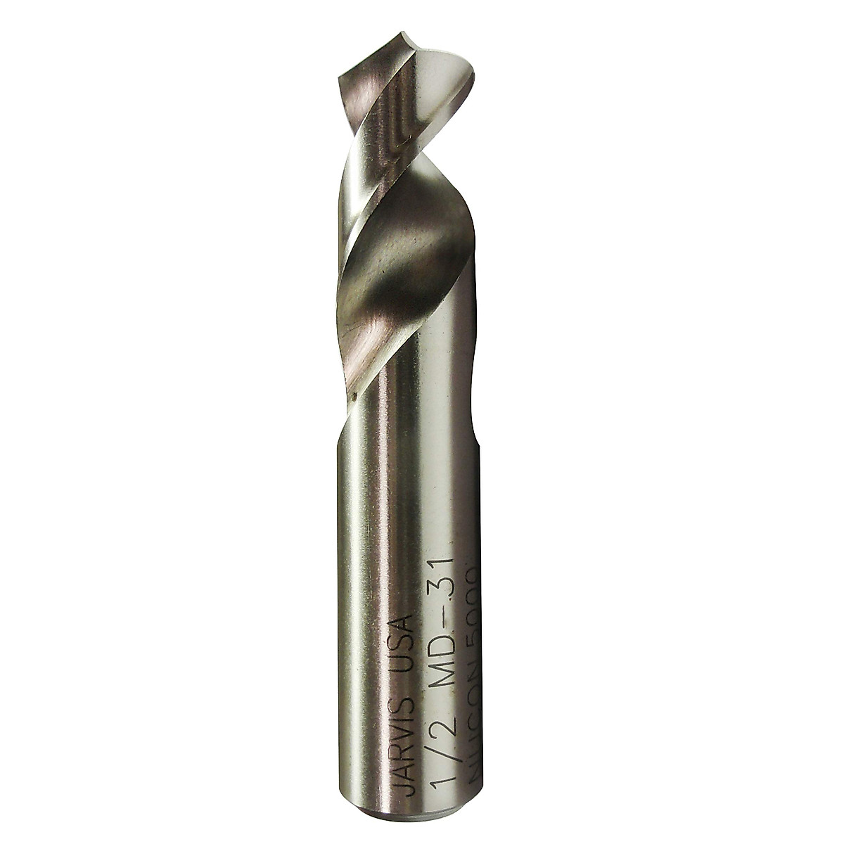 Jarvis NUCON Drill, Self-Centering Point, Designed for Aluminum, 2.64” Overall Length - Package of 12