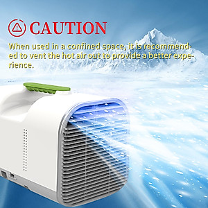 Coplax Portable Air Conditioner,Fast Cooling with Dehumidifier,12V DC,24V DC & 110V AC,5100 BTU with 24 Hour Timer for Camping Tent,RV,Car,Truck,Van Pet Houses and Fishing,Outdoor Indoor or Home Use