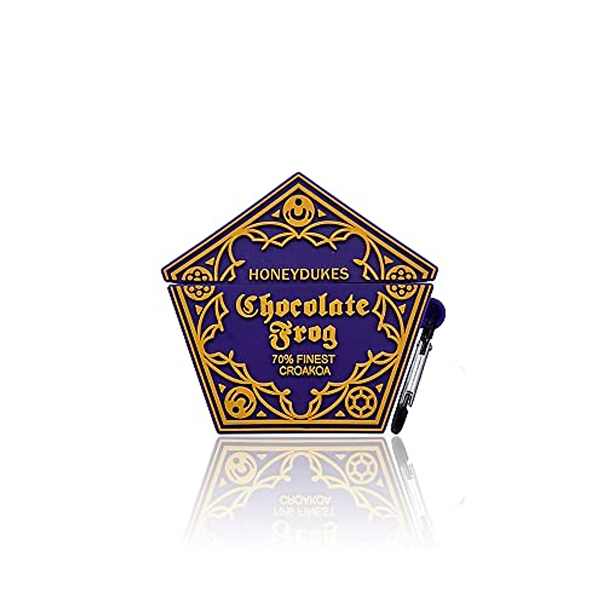 2023 Cute Airpod Case for Airpod pro, 3D Cartoon Kawaii Funny Chocolate Frog Airpod case Silica Gel Design, Accessories Keychain[Designed for Kids Girl and Boys] (Chocolate Frog Pro)