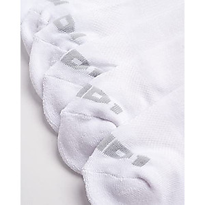 AND1 Men's Socks - Athletic Cushion Crew Socks (24 Pack), Size 6-12.5, White