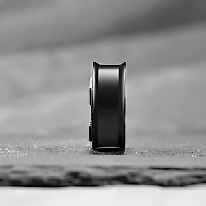 COOEAR Double Flared Gauges for Ears Rose Gold Logo Plugs and Tunnels Can't Screw Piercing Expander Stretchers Jewelry 00g to 1 Inch.