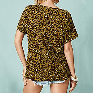 White Blouse for Women Puffy Short Sleeve Mock Neck Tops Satin Silk Shirts Work Blouses Flannel Shirts for Women Green Plaid