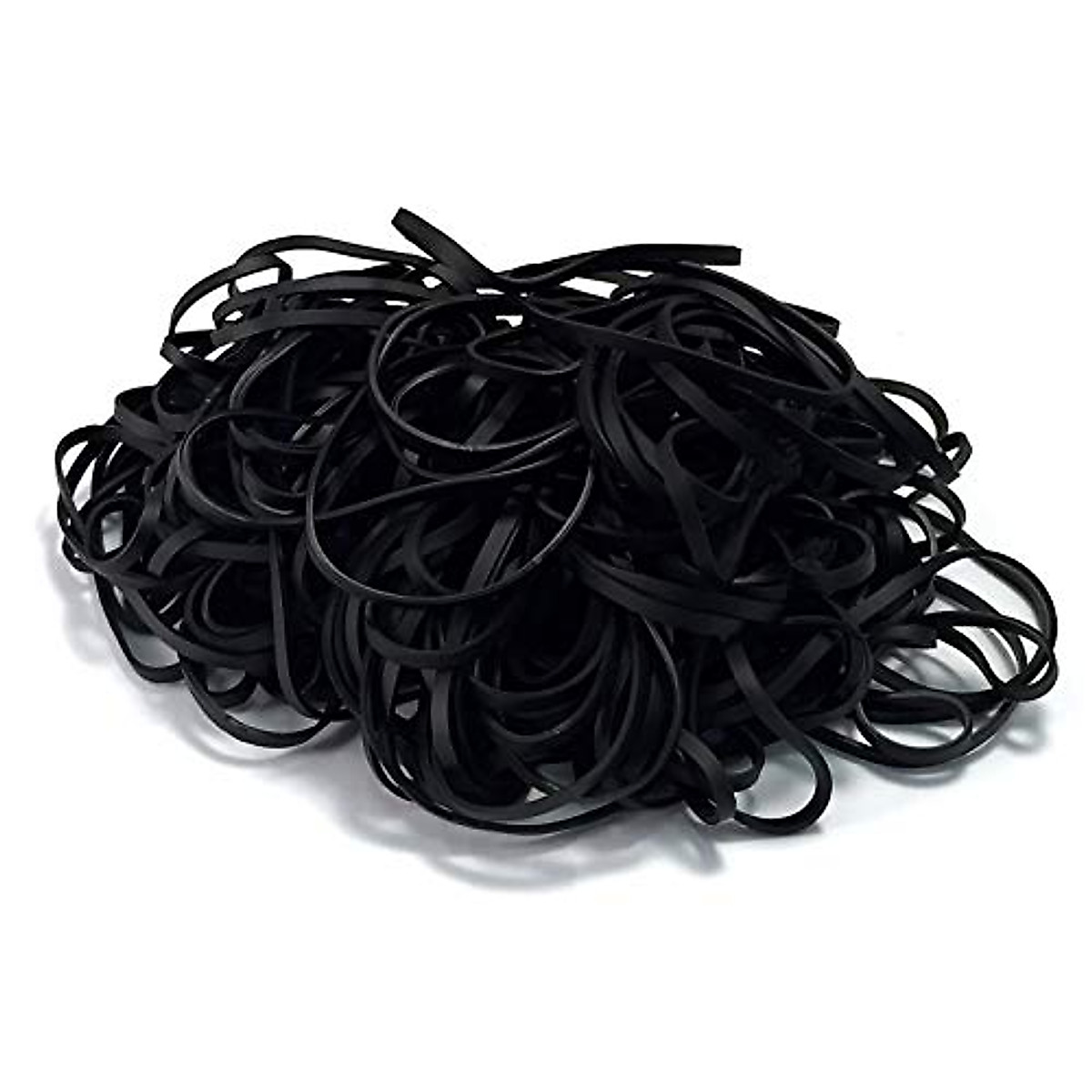 200 Black Rubber Bands, by Better Office Products, Size 33, 200/Bag, Vibrant Black Rubber Bands