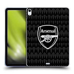 Head Case Designs Officially Licensed Arsenal FC Home Goalkeeper 2023/24 Crest Kit Soft Gel Case Compatible with Apple iPad Air 2020/2022