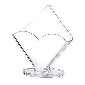 Clear Acrylic Cocktail Napkin Holder Coffee Filter Holder Caddy Beverage Tissue Dispenser Stand for Home Kitchen Countertop Restaurant, 1 Piece