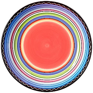Certified International Tequila Sunrise Serving Bowl, Extra Large, Multicolored