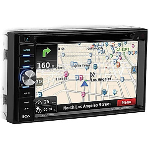 BOSS Audio Systems Elite BV960NV GPS Navigation Car Stereo Safe Driver's Bundle w/ ACAM4 Backup Camera. Bluetooth 2-DIN CD Digital Receiver, 6.2" Screen, Built-in GPS w/ Turn-by-Turn Voice Guidance