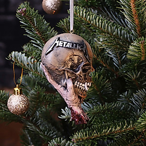 Nemesis Now Metallica Sad But True Hanging Ornament 10.8cm, Officially Licensed Metallica Merchandise, Rock Band Christmas Decoration, Cast in The Finest Resin, Expertly Hand-Painted