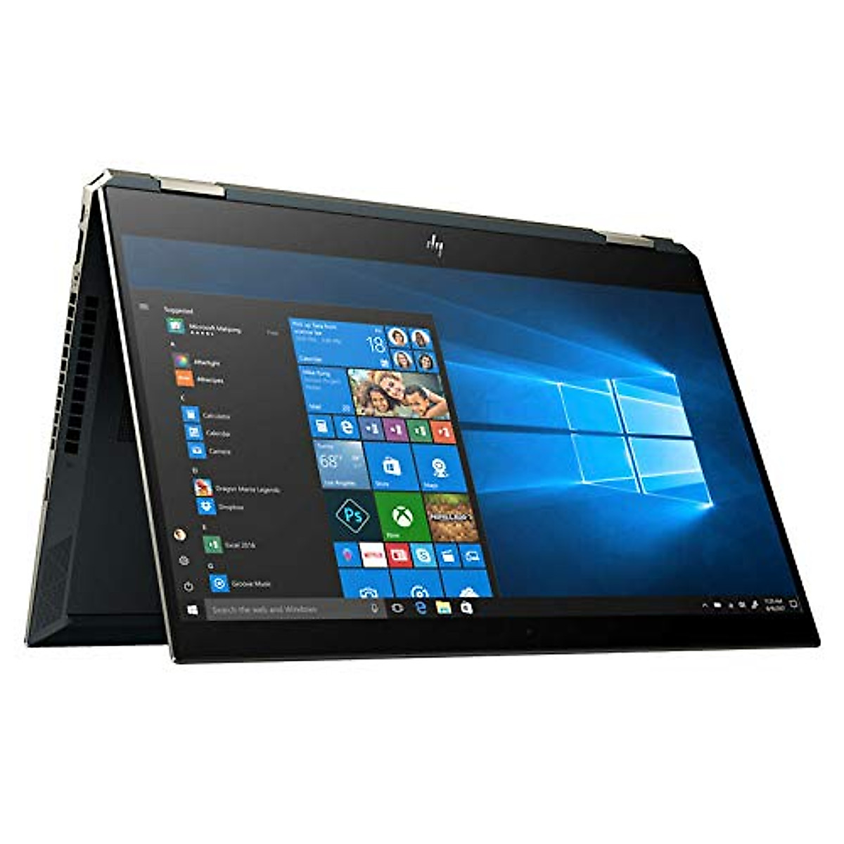 HP 2019 Spectre x360 15t Touch 4K IPS AMOLED GTX 1650 2-in-1 with 6 core 9th Gen Intel i7 9750H, 1TB SSD, 16GB, 3 Years McAfee Security Key,Windows 10 PRO Upgrade, Worldwide Warranty (Poseidon Blue)