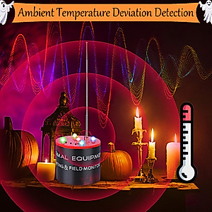 Chkenono Ghost Hunting Equipment, Paranormal Equipment Tool with Enhanced Sensitivity and Temperature Deviation Detection, EMF Detector for Professional Paranormal Investigations