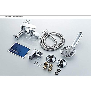 Kitchen Taps Bathtub Faucets Wall Deck Mounted Bathroom Shower Faucet Set Rainfall Bathtub Shower Mixer Bath With Shower Hand