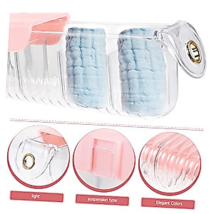 Cabilock Socks Wall Mounted Drawer Wall-mounted Storage Box Clear Drawer Sheer Panties House Socks Wall Mount Organizer Box Socks Storage Box Wall-mounted Sock Storage Shelf Socks Box