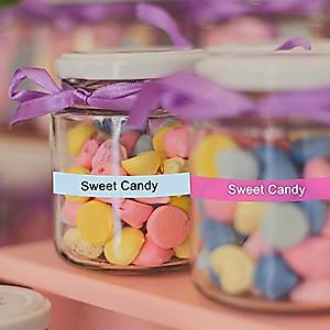 12mm 0.47Inch TZ Ptouch Label Maker Tape Compatible for Brother P Touch PTD210 PTD200 PTH110 PTD400 PTD600 Label Maker, (White/Gold/Pastel Blue/Turquoise Blue/Black/Berry Pink), 6 Pack