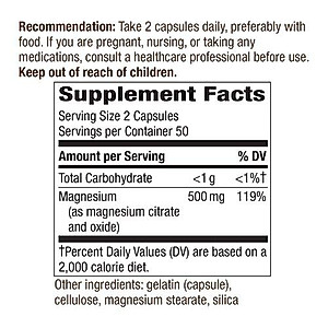 Nature's Way Magnesium Complex, Pack of 2