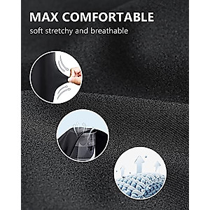 Stelle Womens High Waist Biker Cycling Fitness Gym Running Volleyball Workout Yoga Shorts (Large, 5'' Black)