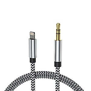 Aux Cord for iPhone, [Apple Mfi Certified] iPhone Headphones Jack iPhone to car 3.5mm Stereo Cord, Lightning to aux Adapter Compatible with iPhone 14/14Pro/13/13 Pro/13 Pro Max/12