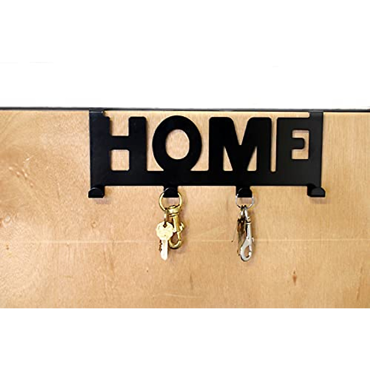 Dependable Industries inc. Essentials Home Over Door Hanger Hook Key Holder Hanging Clothes Coat Bag Robe Towel Bathroom Closet Back of Door Hanger Dog Leash Hanger