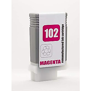 XL-Ink Compatible for Canon PFI-102 / PFI102 6-Pack (2X Matt Black, Black, Cyan, Magenta, Yellow)