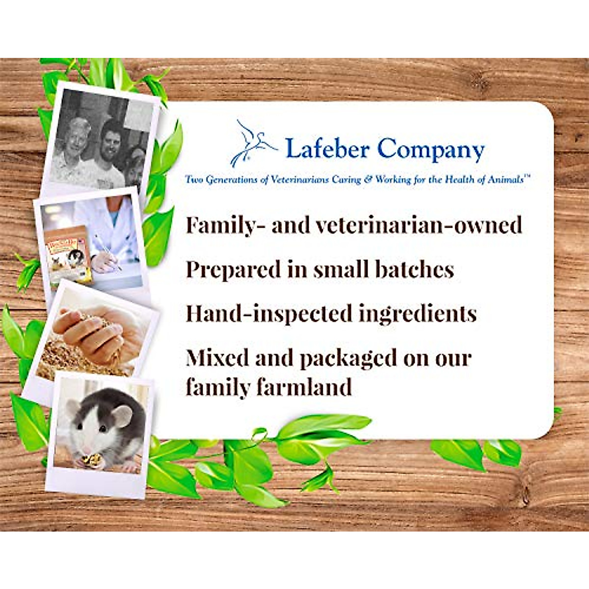 LAFEBER'S Rascally Rat Nutri-Berries, Made with Non-GMO and Human-Grade Ingredients, for Rats, 10 oz