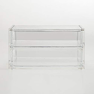 MUJI 7A57024 Drawer with Lid, Small, Clear