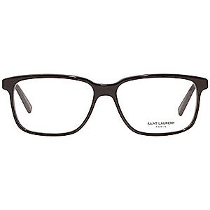 SAINT LAURENT SL-458 004 Eyeglasses Men's Black/Silver Full Rim Square 58mm